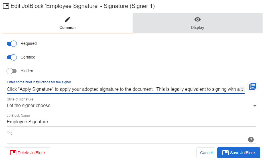 How To: Dynamically Add AssureSign JotBlocks – Jesse McHargue
